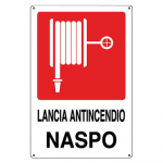 CARTELLO ANTINCENDIO IN ALLUMINIO CARTELLO CON SCRITTA E SIMBOLO LANCIA ...